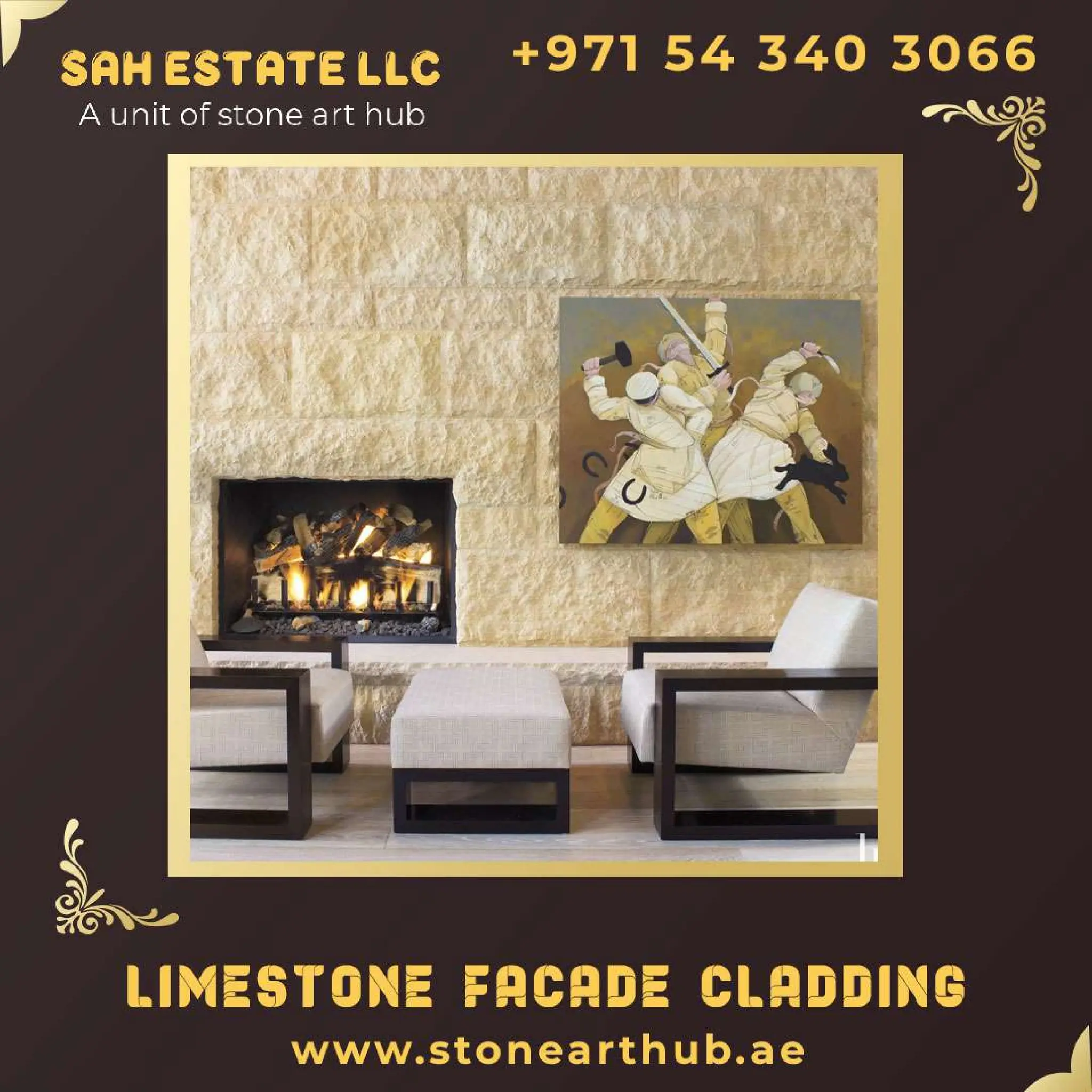 Limestone Facade Cladding in Dubai - ☎ +971 54 340 3066 | PDF