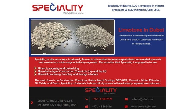 Limestone in Dubai UAE | PPTX