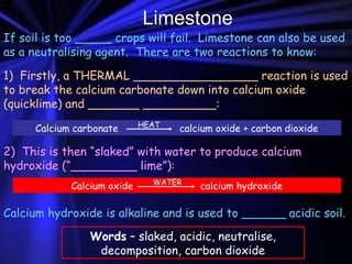 Limestone, oil & fractional distillation revision | PPT