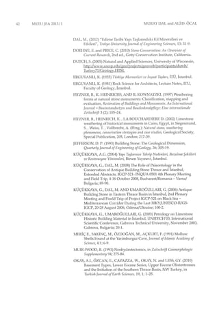 Limestone used in islamic religious architecture from istanbul and ...