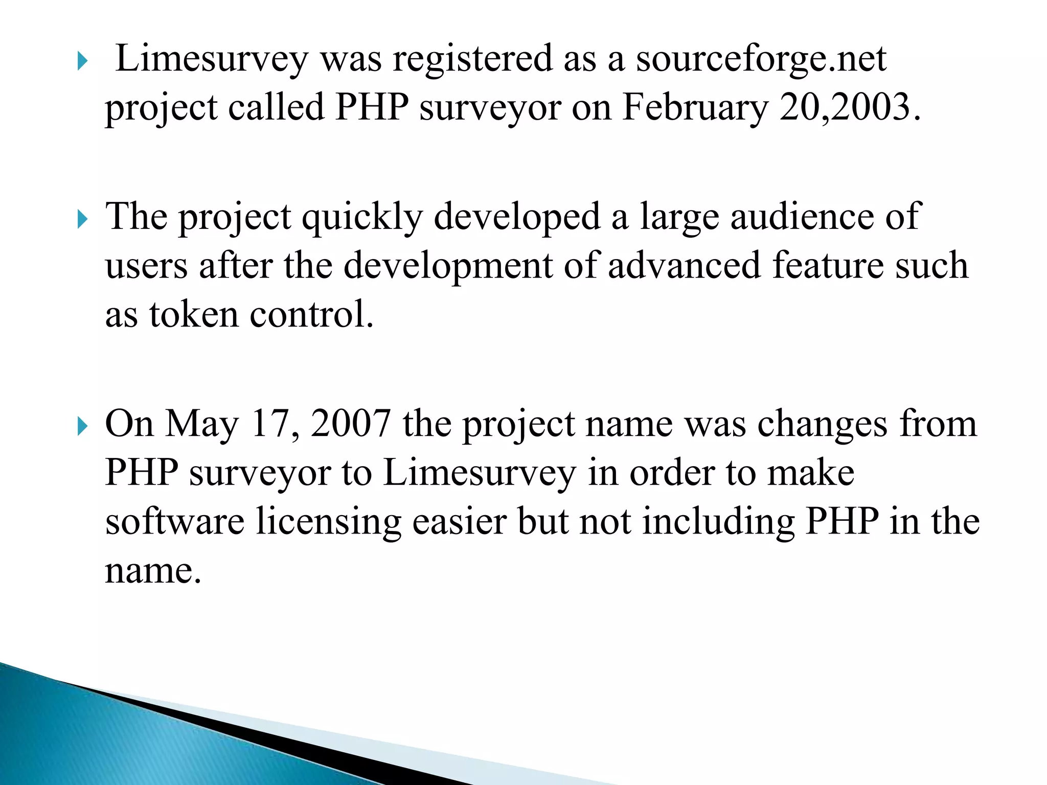 Limesurvey.chaithanya r r | PPT