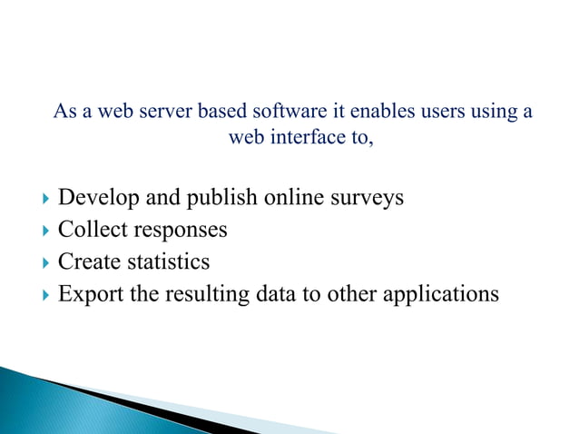 Limesurvey.chaithanya r r | PPT