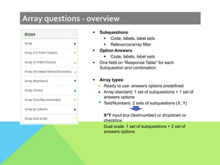 Limesurvey - Getting started creating a web-survey | PPTX