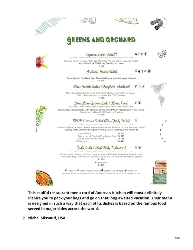 Creating the Best Restaurant Menu Card Tips and Examples From top ...