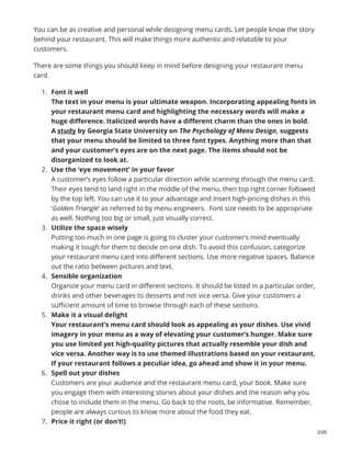 Creating The Best Restaurant Menu Card: Tips and Examples from Top ...