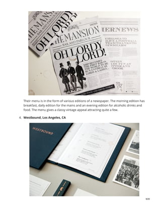 Creating The Best Restaurant Menu Card: Tips and Examples from Top ...