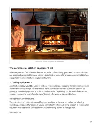 Commercial Kitchen Equipment For Your Restaurant – A Comprehensive ...