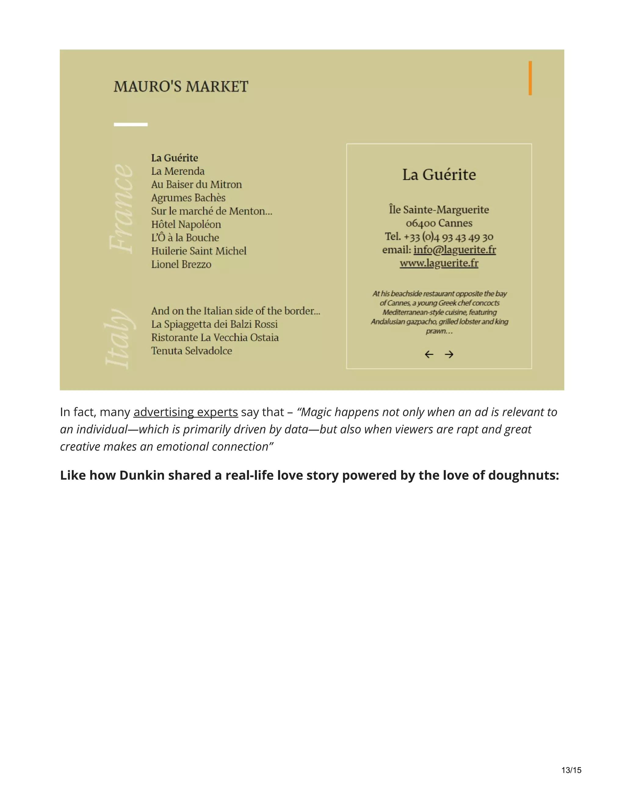 Restaurant Advertisement Examples: 500+ Restaurant Ads Analysed | PDF ...