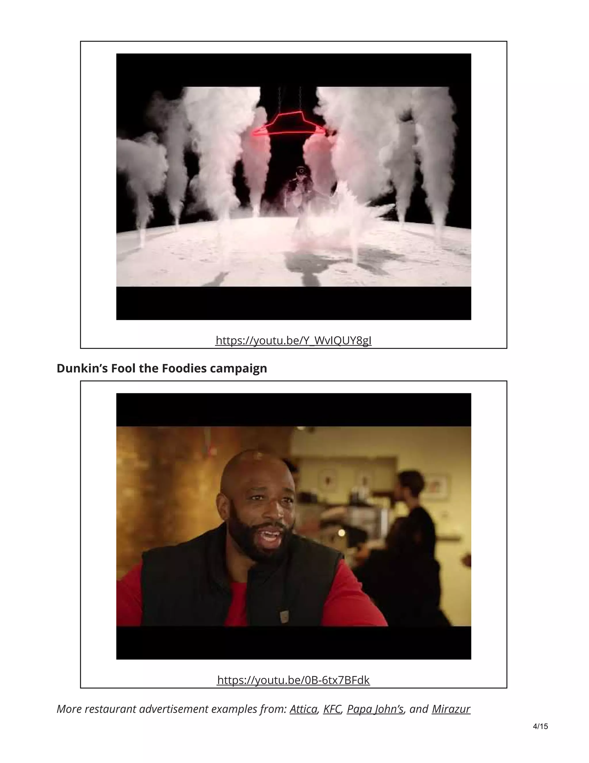 Restaurant Advertisement Examples: 500+ Restaurant Ads Analysed | PDF ...