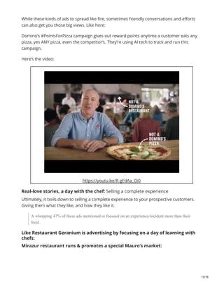 Restaurant Advertisement Examples: 500+ Restaurant Ads Analysed | PDF ...