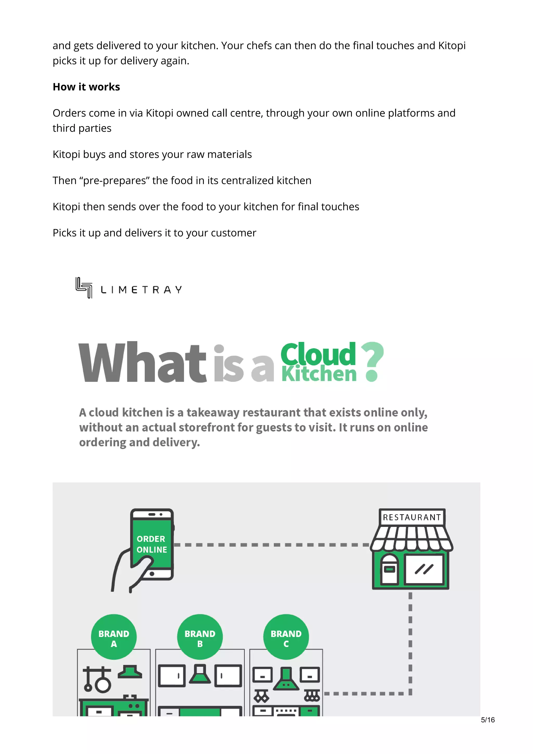 The 6 Cloud Kitchen Business Models and How They Work | PDF
