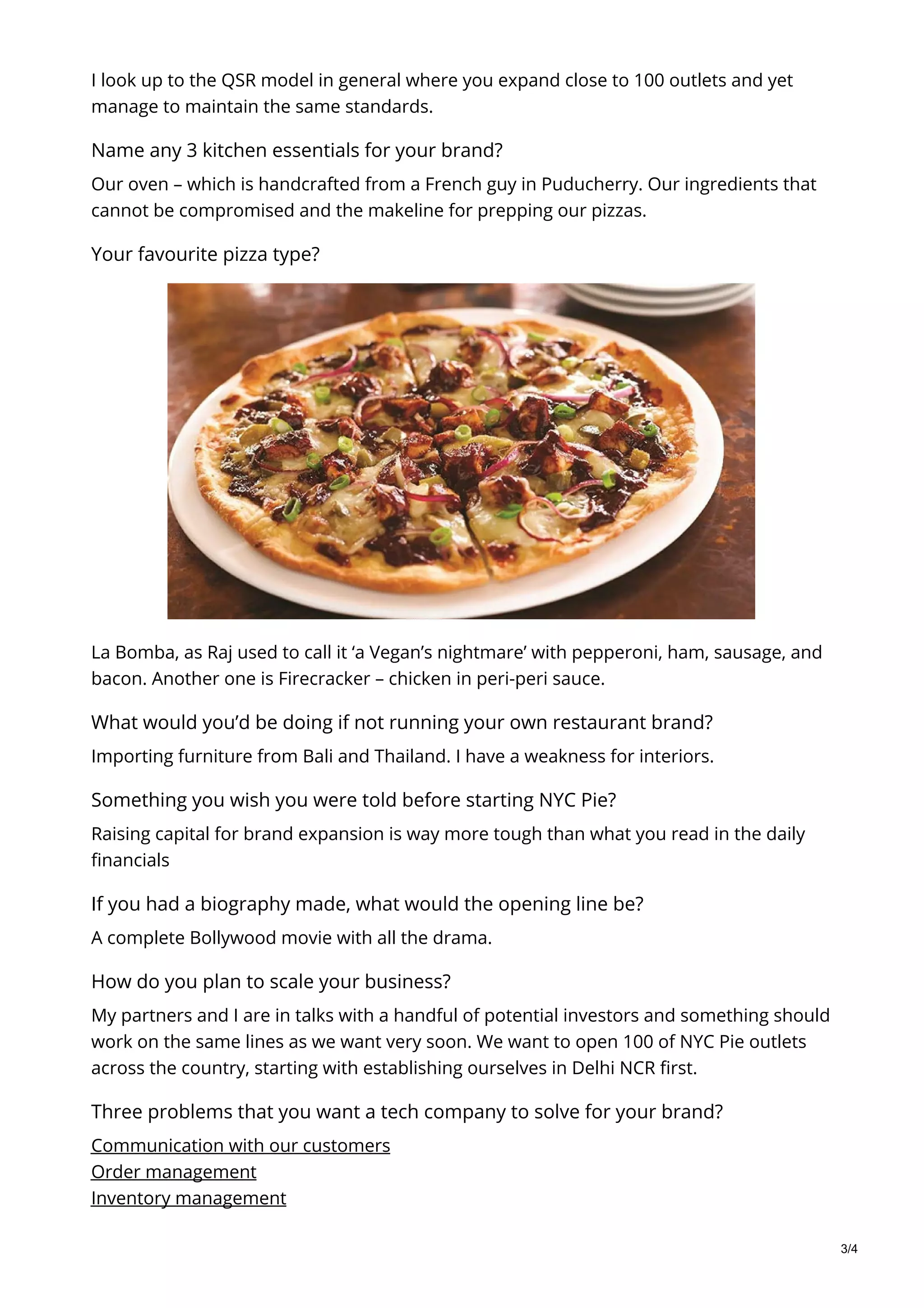 Straight Outta Kitchen: NYC PIE’s Journey to Build a Leading Pizza ...