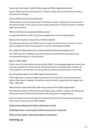 FSSAI Registration: Applying for the FSSAI Food License for your ...