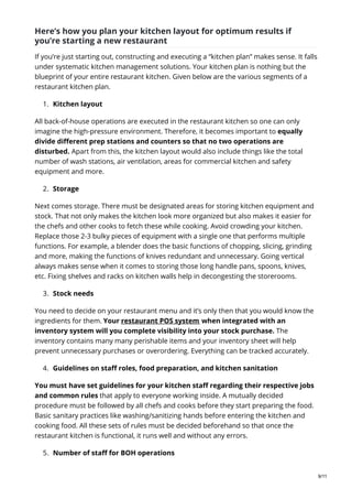 Kitchen Management: Manage Your Restaurant Kitchen Effectively | PDF