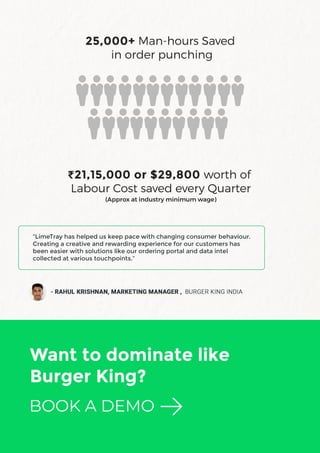 LimeTray- Helping Burger King Grow | PDF