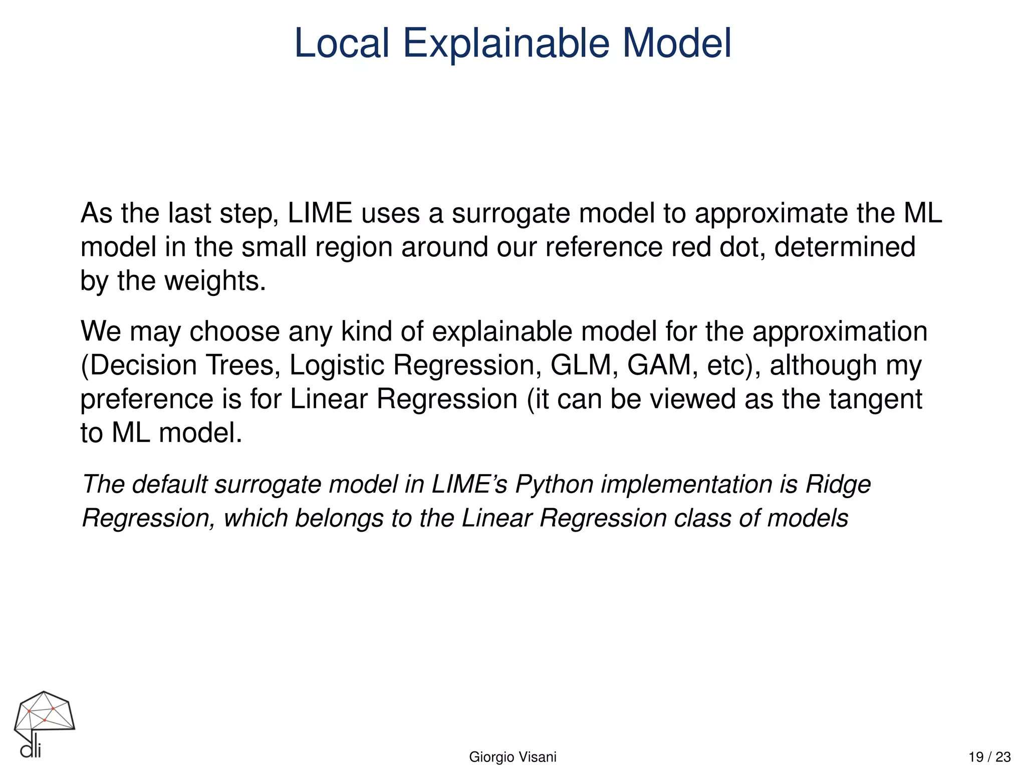 Machine Learning Explanations: LIME framework | PDF