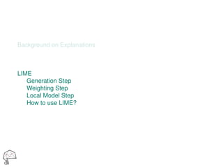 Machine Learning Explanations: LIME framework | PDF
