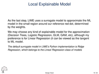 Machine Learning Explanations: LIME framework | PDF