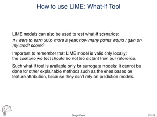 Machine Learning Explanations: LIME framework | PDF