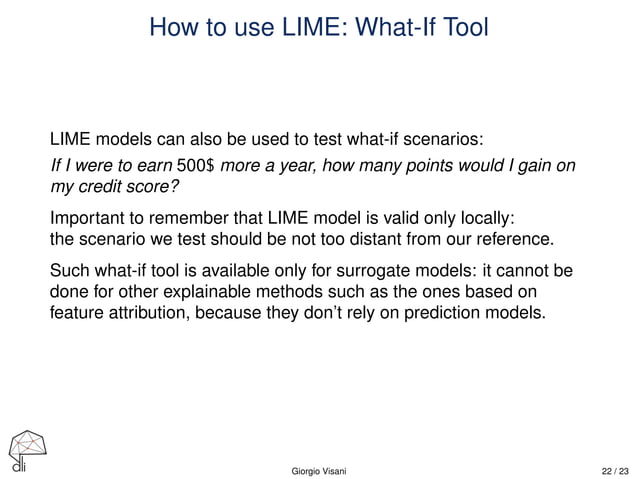 Machine Learning Explanations: LIME framework | PDF