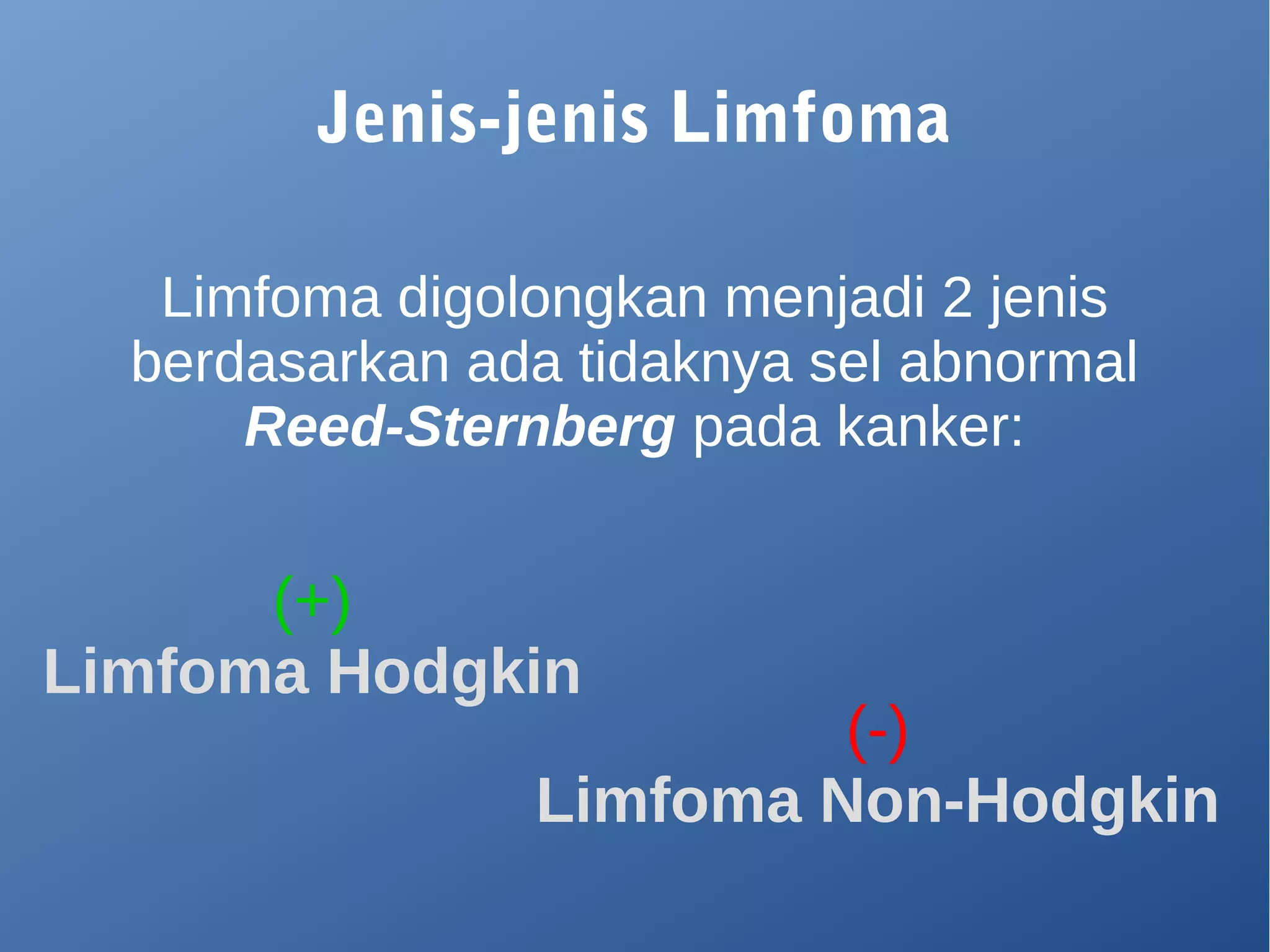 Kanker Getah Bening Limfoma | ODP