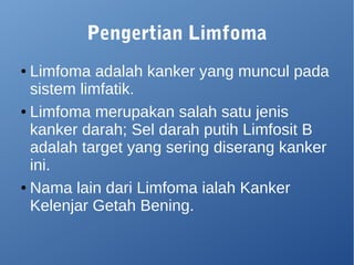 Kanker Getah Bening Limfoma | ODP