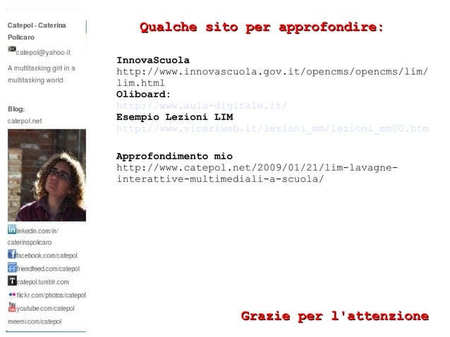 Introduzione all'uso delle LIM in classe | PPT