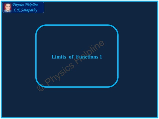 Limits of Functions 1 | PPT