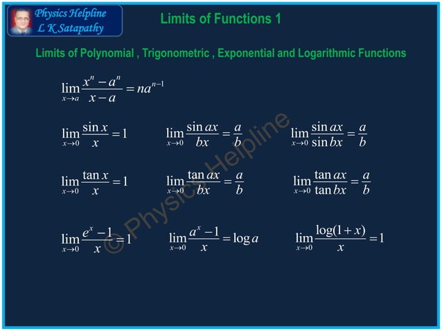 Limits of Functions 1 | PPT