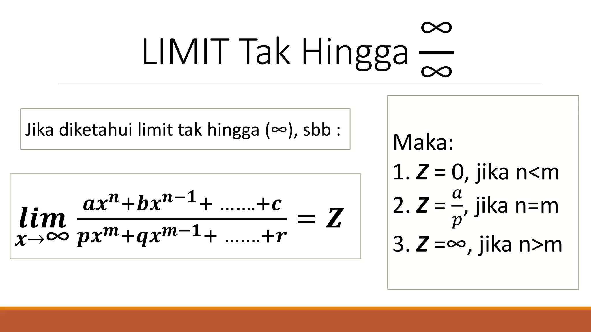 Limit - kalkulus 1 | PPTX