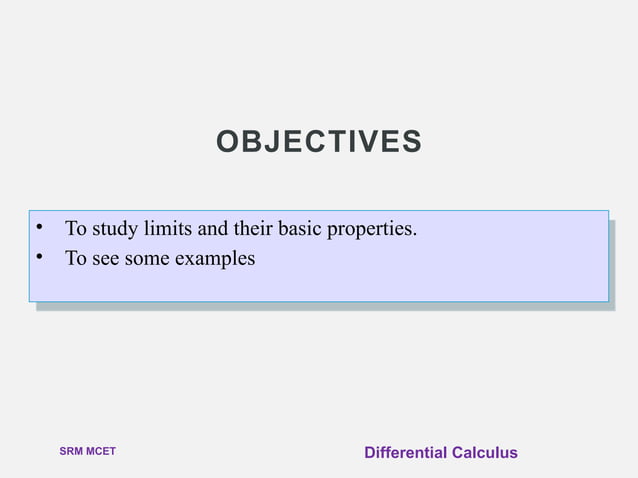 Limits-Differential calculus-Examples-PPT | PPTX