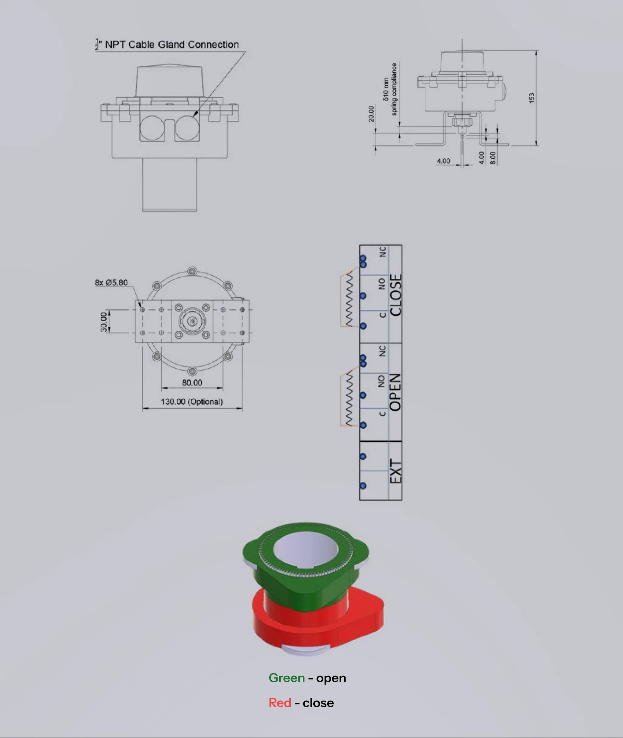 Limit Switch Box Valve Position Indicator | Unison Valves | PDF
