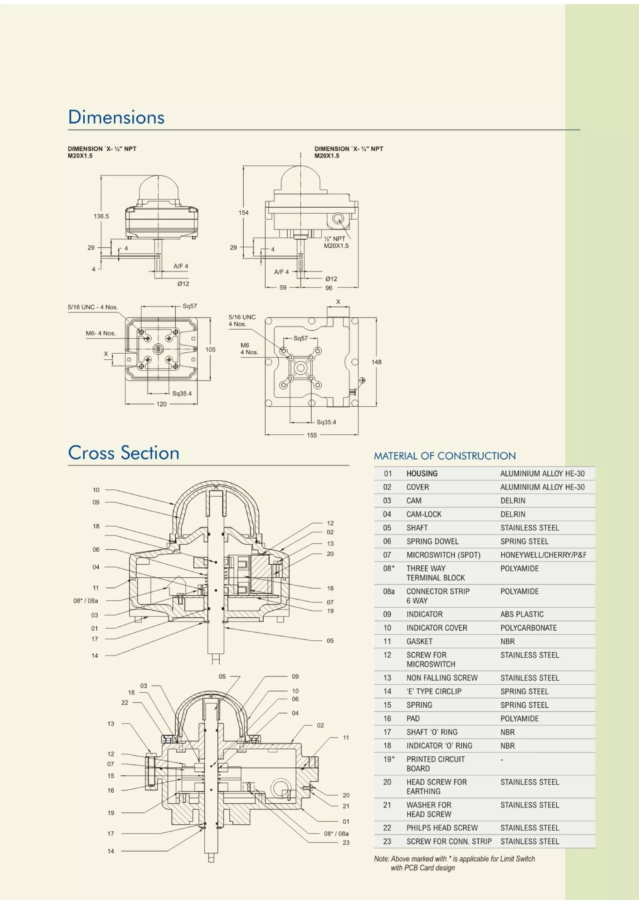 Limit switch Box | PDF