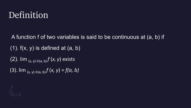 Limit and continuity | PPTX | Physics | Science