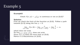 Limit and continuity | PPTX