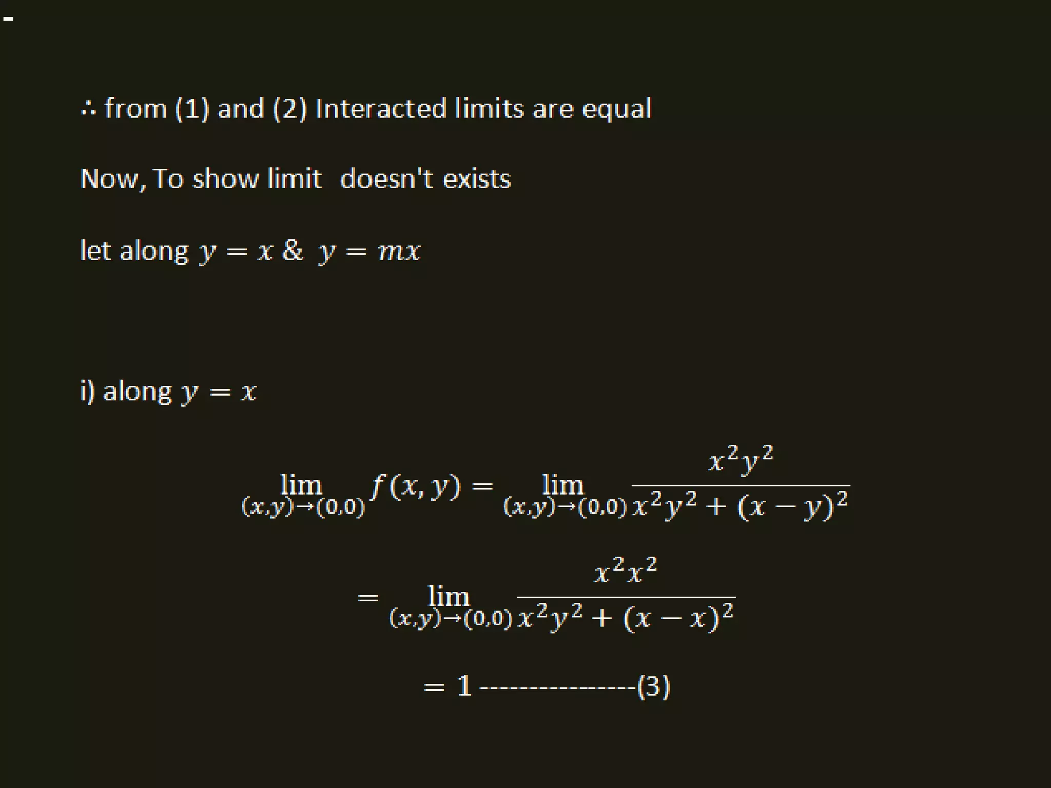 Limit and continuity for the function of two variables | PPTX