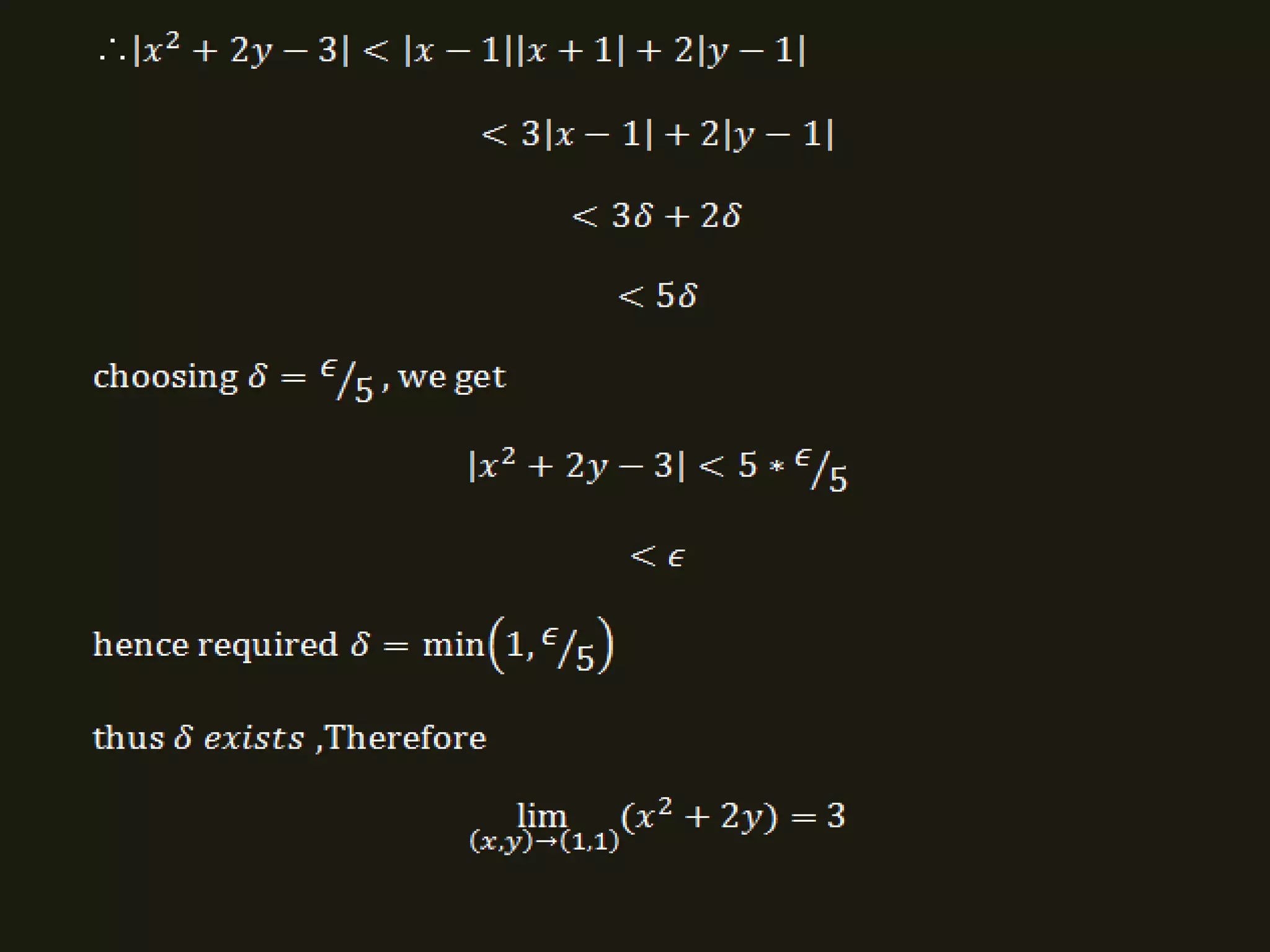 Limit and continuity for the function of two variables | PPTX