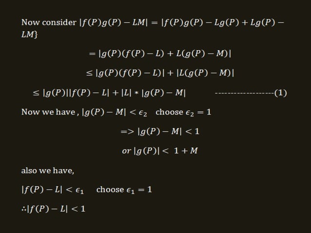 Limit and continuity for the function of two variables | PPTX