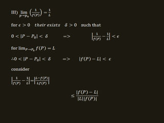 Limit and continuity for the function of two variables | PPT