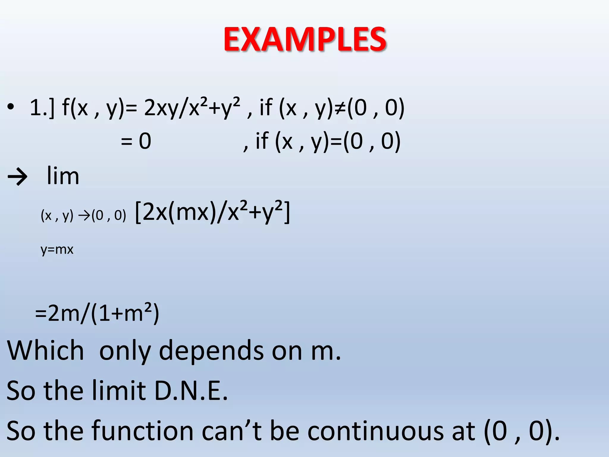 Limit and continuty final | PPTX