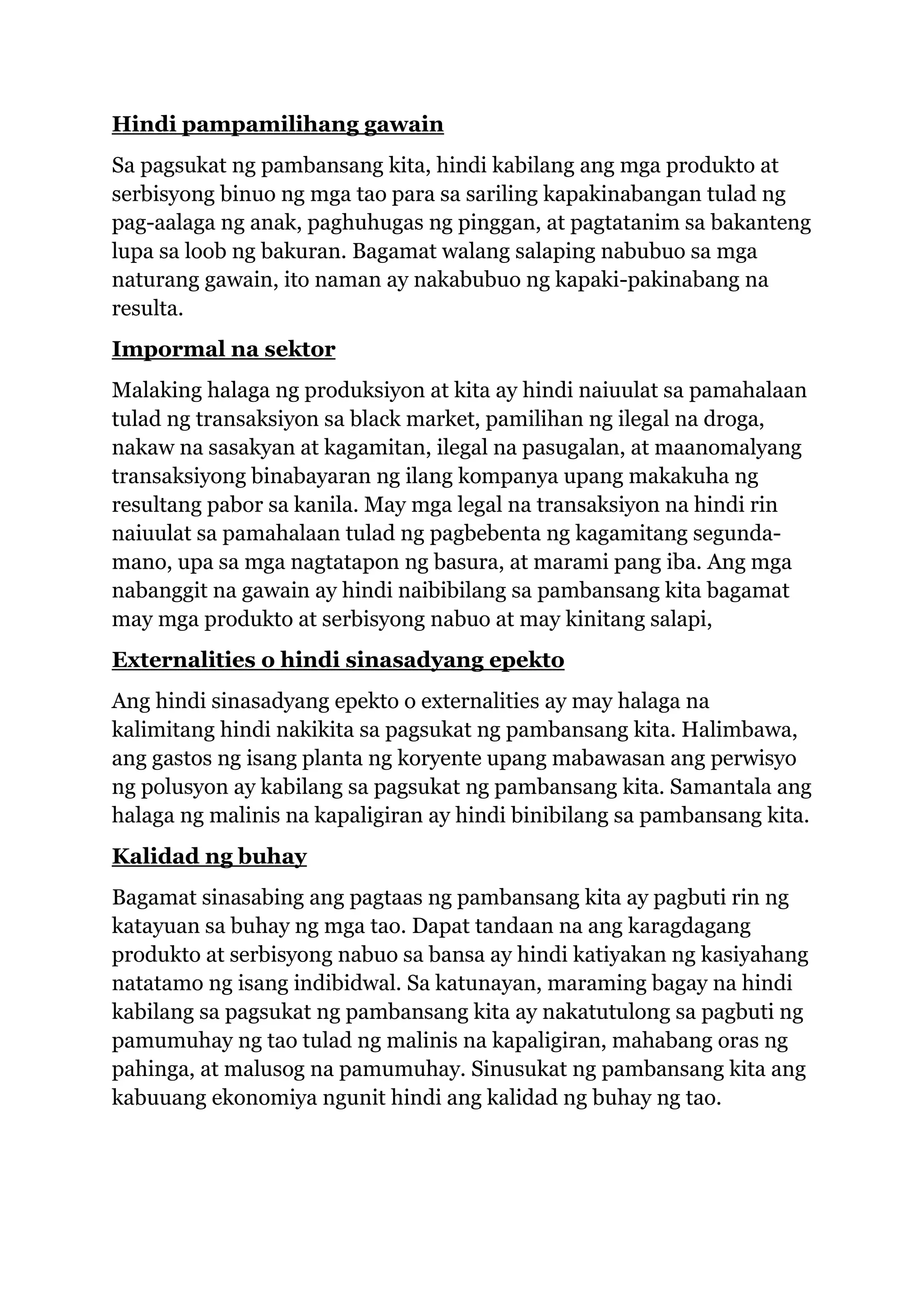 limitasyon sa Pambansang Kita. Lesson plandocx | DOCX