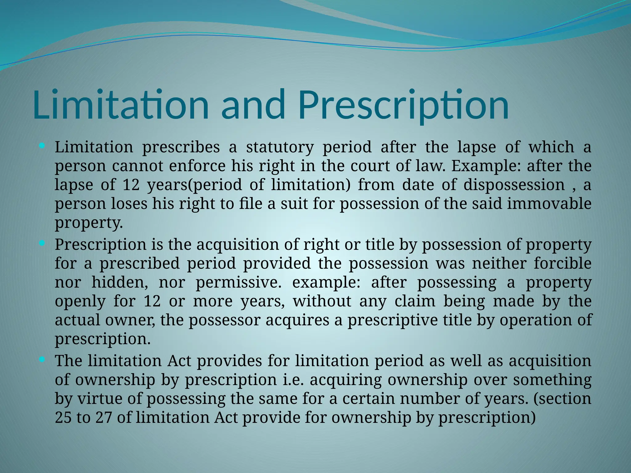 Limitation Act, 1963, full. concept PPT. | PPTX