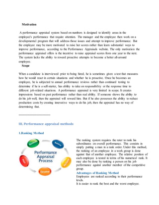 Limitation of performance appraisal | PDF