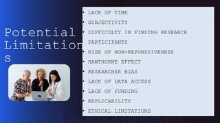 LIMITATION OF THE STUDY or research limitation | PPTX