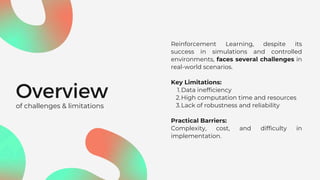 Limitations of Reinforcement Learning - ML | PPT