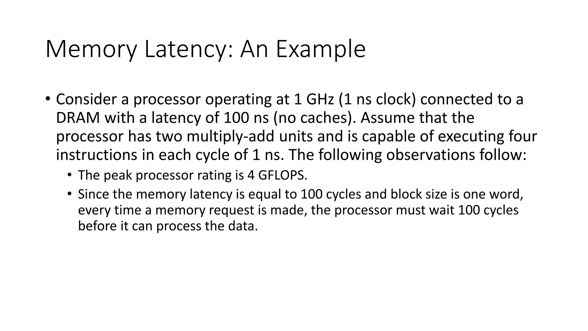 Limitations of memory system performance | PPTX | Data Storage and Warehousing | Computing