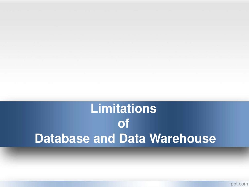 Limitations of Database and Data Mining.pptx
