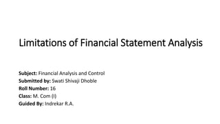Limitations of Financial Statement Analysis.pptx