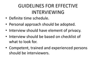 Limitations of interview | PPTX