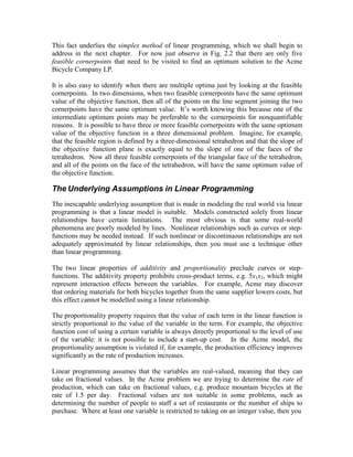 Limitations of linear programming | DOCX